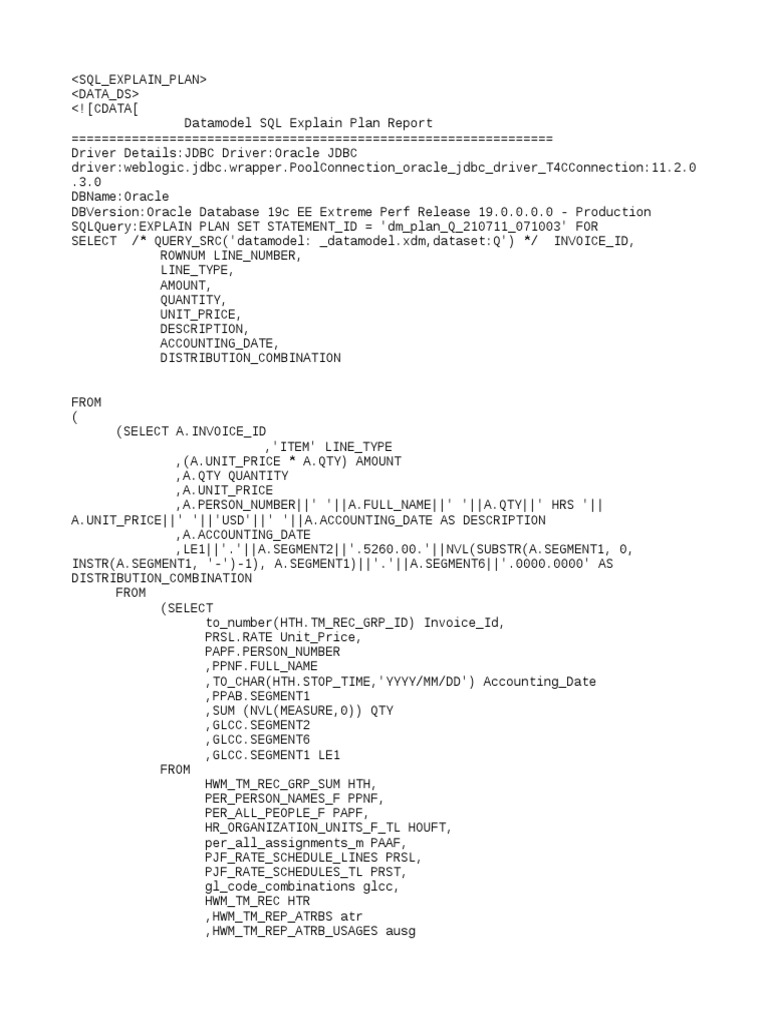 Explain Plan | PDF | Database Index | Computer Data