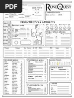 MW3 Mechwarrior Sheet (Fillable) | PDF | Weaponry | Leisure