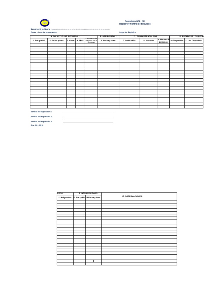 Formulario 211 | PDF
