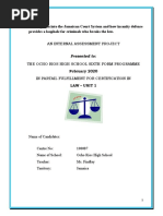 CAPE Law Unit 2 Paper 2 2018 | PDF