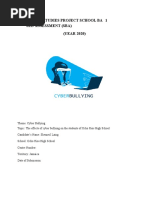 Csec English Sba Reflection 1 Notes and Samples | PDF