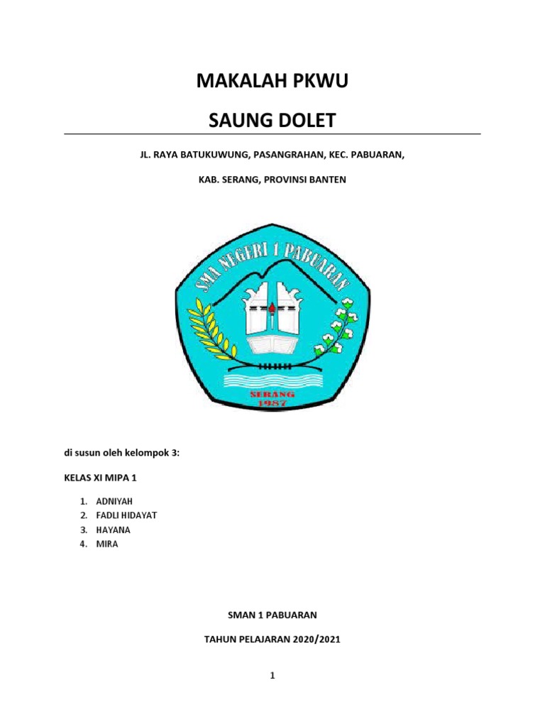 MAKALAH PKWU Kelompok3 | PDF