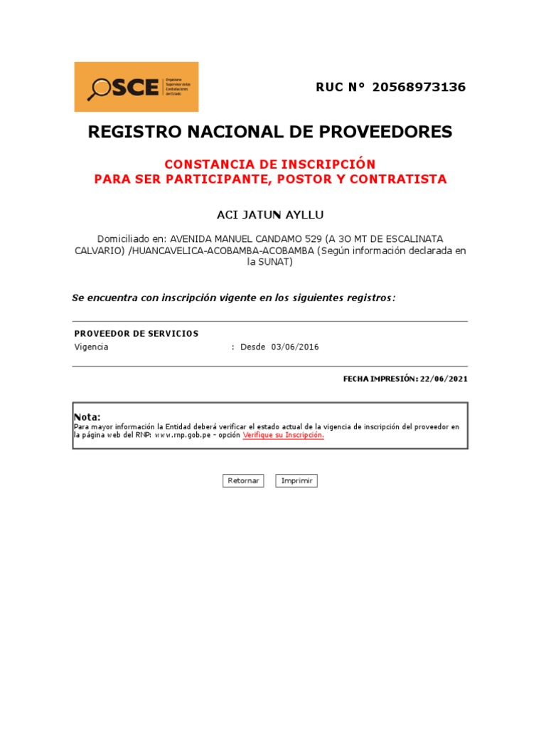 Constancia Del RNP | PDF