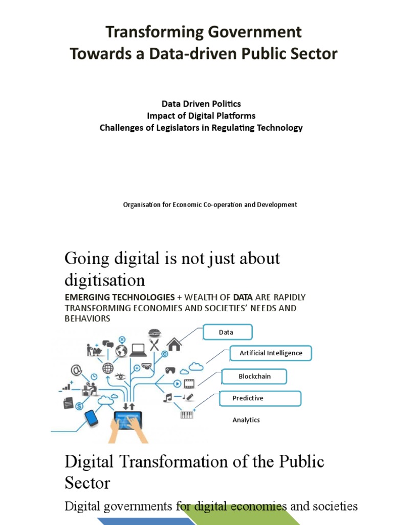 Transforming Government Towards A Data-Driven Public Sector | PDF ...
