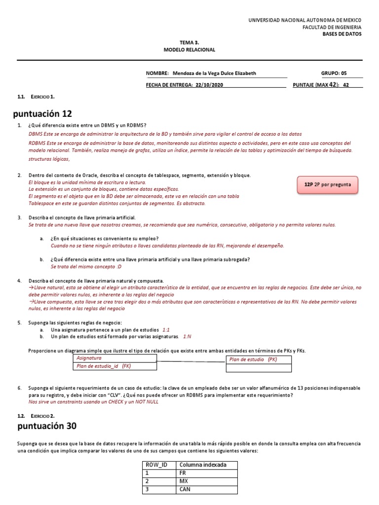 Ejercicios Tema3 | PDF | Bases de datos | Datos