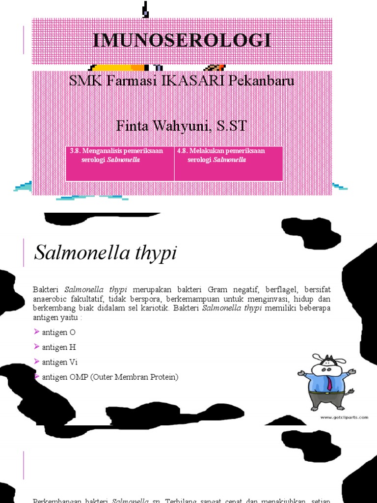 IMUNOSEROLOGI - Pemeriksaan Serologi Salmonella | PDF