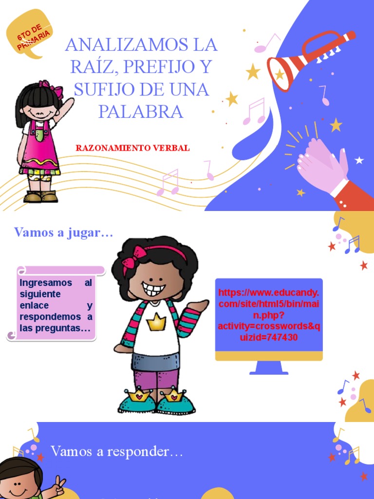 Análisis morfológico: identificando raíces, prefijos y sufijos | PDF ...