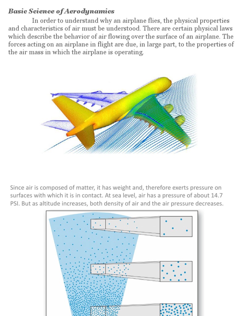 Basic Science of Aerodynamics Explained | PDF | Lift (Force) | Airfoil
