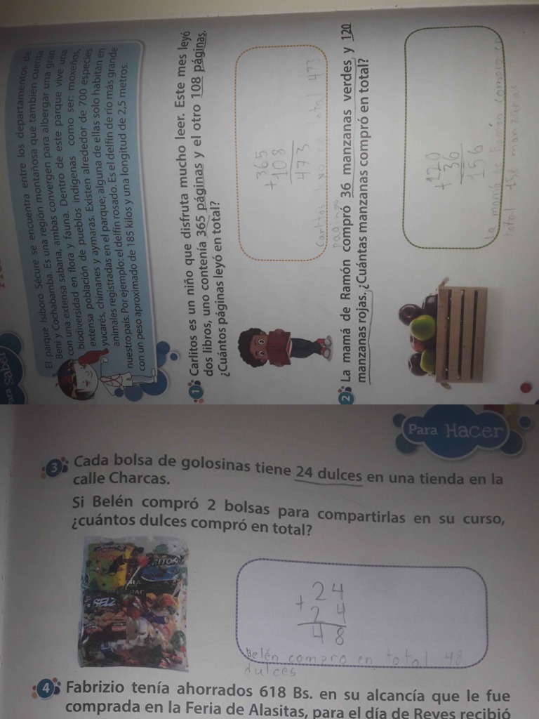 Matemáticas Pag. 180-181-182-183 | PDF