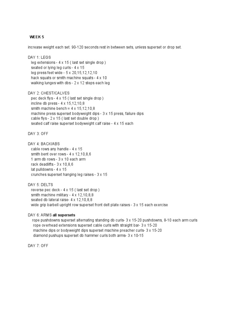 Week5 6 2 | PDF | Physical Fitness | Weight Training