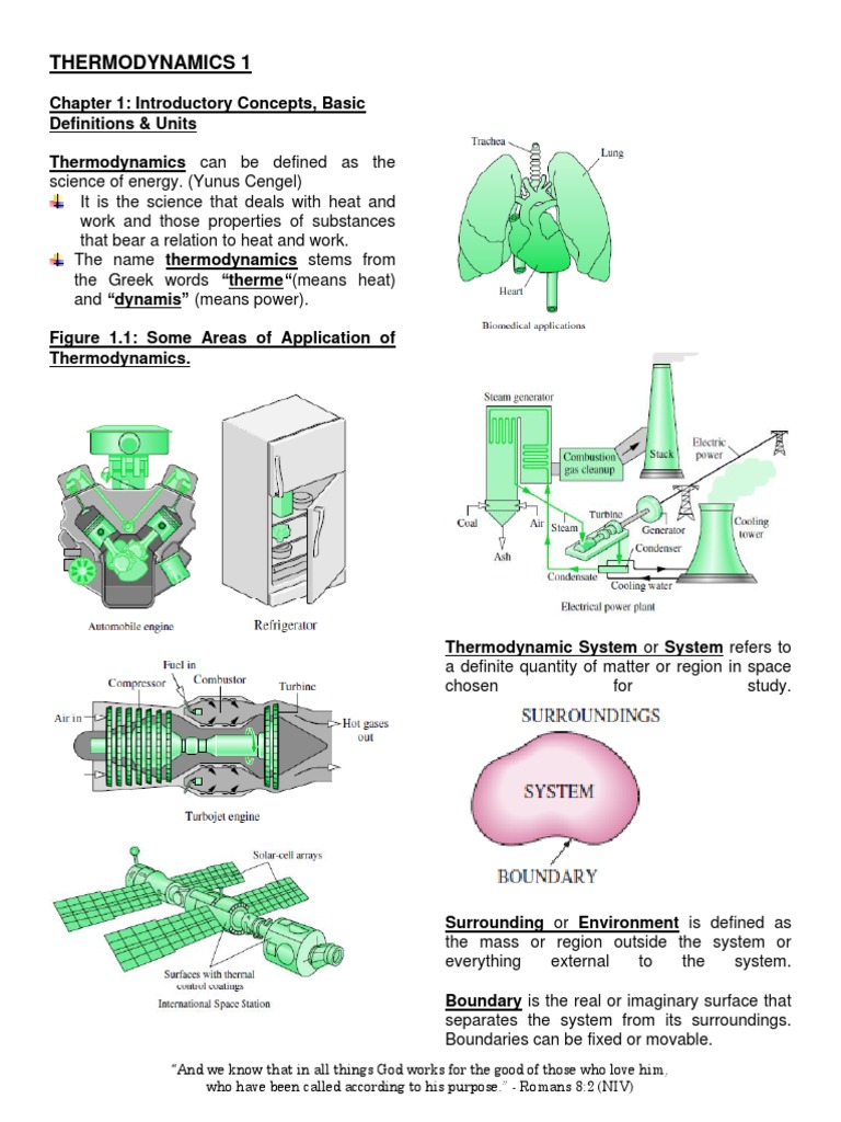 Thermo1 Chapter1 Lecture | PDF | Pressure | Density