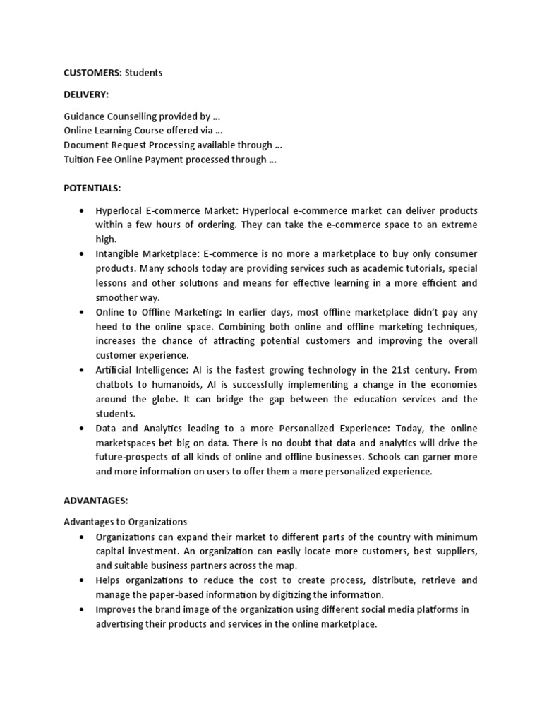 E Commerce Assessment Pdf E Commerce Marketing