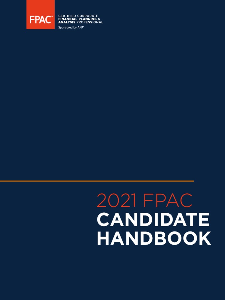 FPA Candidate Handbook | PDF | Accountant | Test (Assessment)