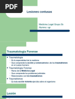 Tipos y características de contusiones | PDF | Piel | Lesión