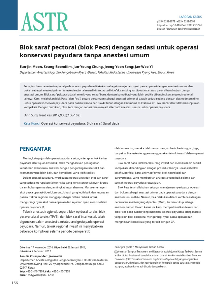Pectoral Nerve Block (Pecs Block) 2.en - Id | PDF