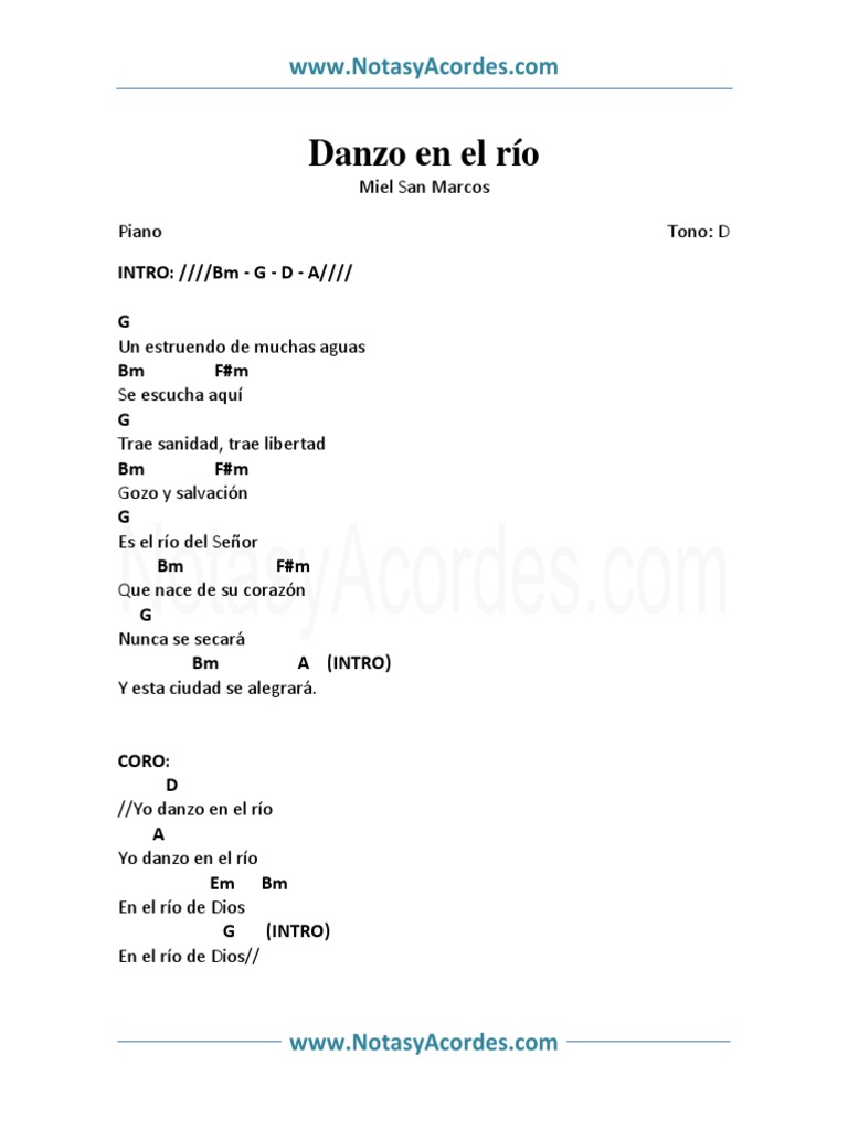 Danzo en El Rio Miel San Marcos | PDF