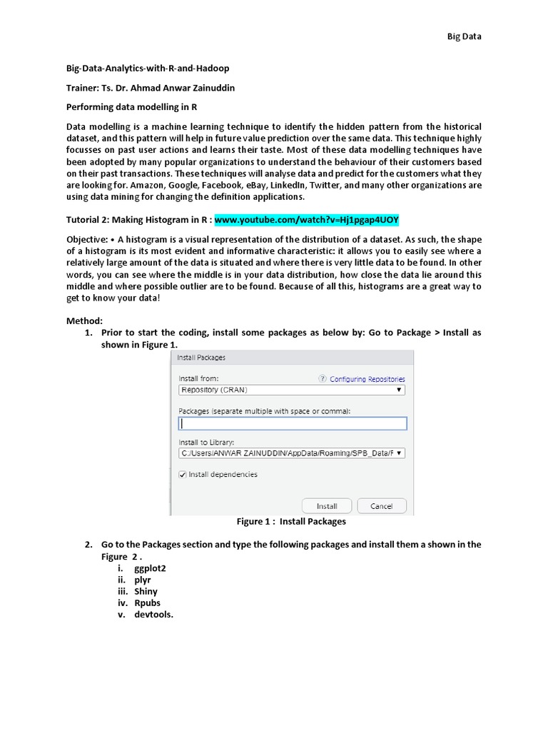 Tutorial 2 - Histogram | PDF | Data | Machine Learning
