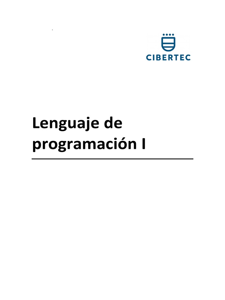 Manual 2021 03 Lenguaje de Programación I (1891) | PDF | Java (lenguaje ...