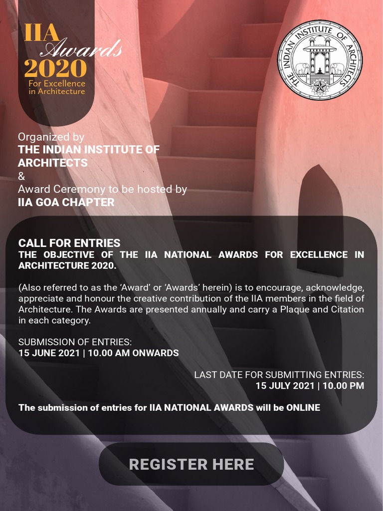 IIA National Awards 2020 Overview | PDF | Architect | Business