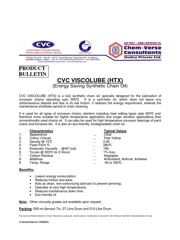 Energy Saving Synthetic Chain Oil | PDF | Home & Garden | Science ...