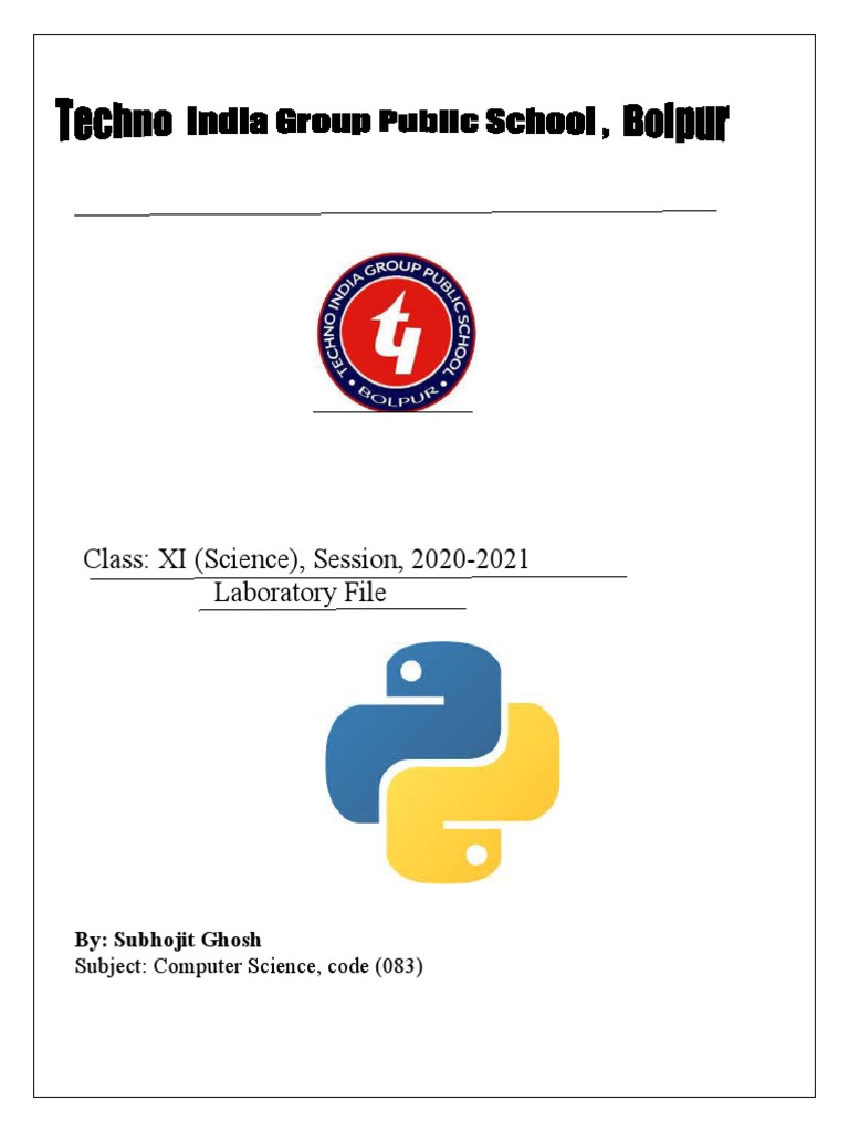 Subhojit Ghosh Class XI (Science) Roll No 115 | PDF | 64 Bit Computing | Software Engineering