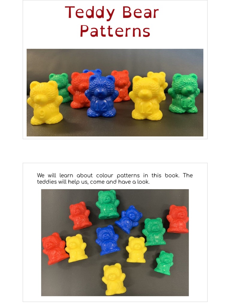 Teddy Bear Patterns | PDF | Language Arts & Discipline