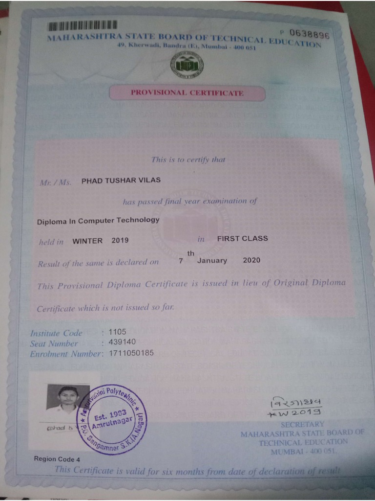 Passing Certificate | PDF