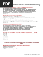 Sustainable Development MCQs PDF | PDF | Sustainability | Sustainable ...