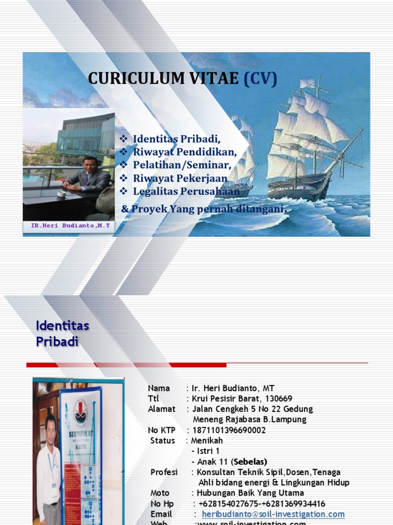 CV Ir. Heri Budianto | PDF
