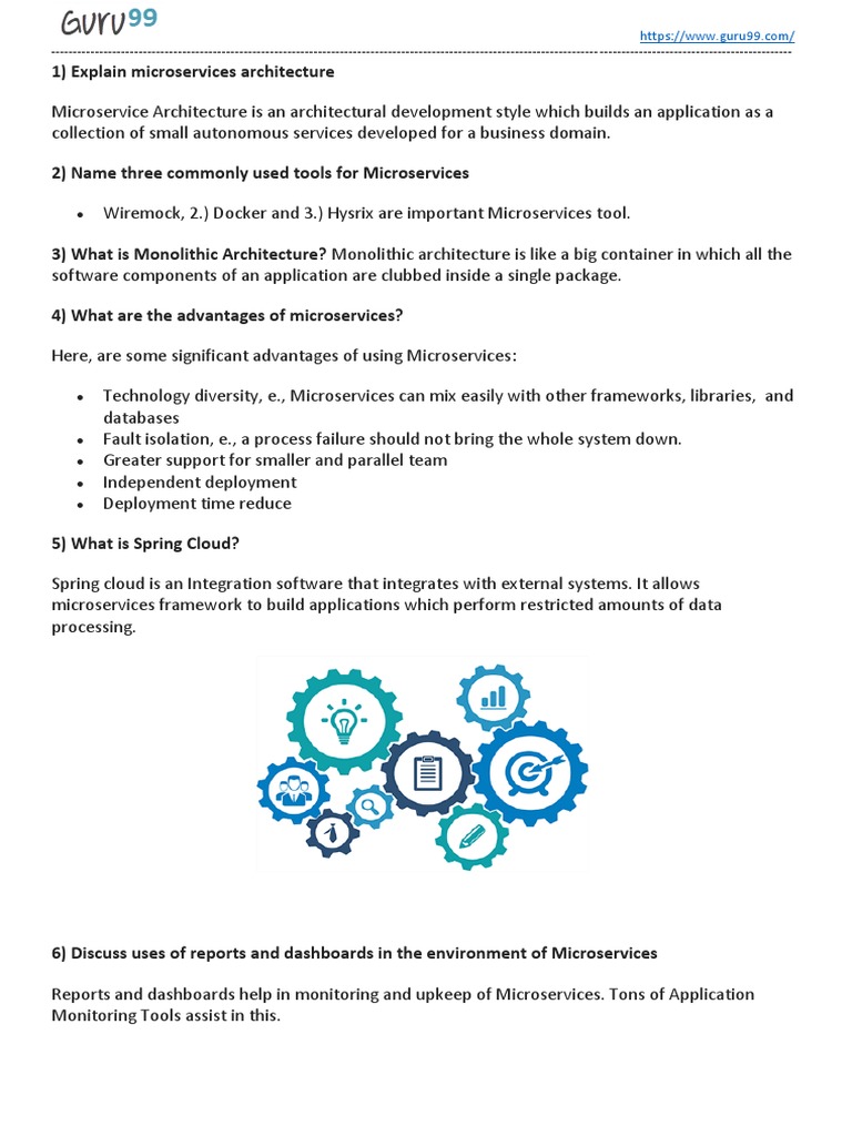 Microservices Interview Questions | PDF | Representational State ...