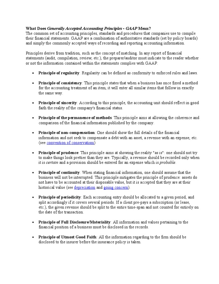 GAPP | Download Free PDF | Accounting | Service Industries