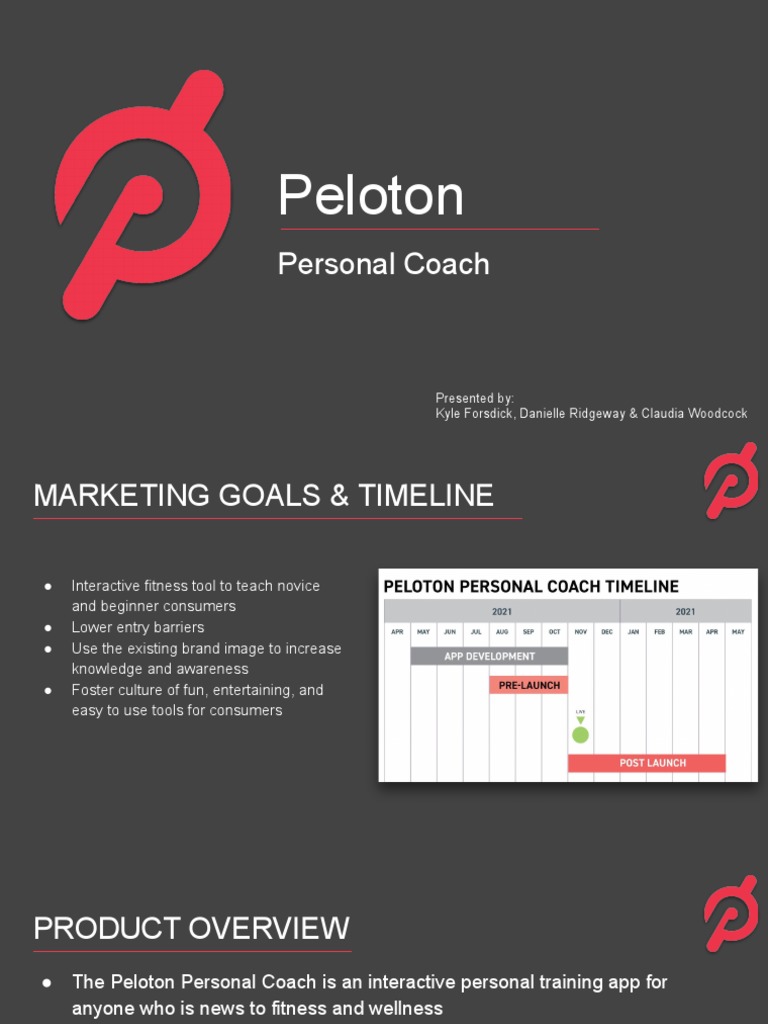 Peloton Presentation | PDF | Brand | Mobile App
