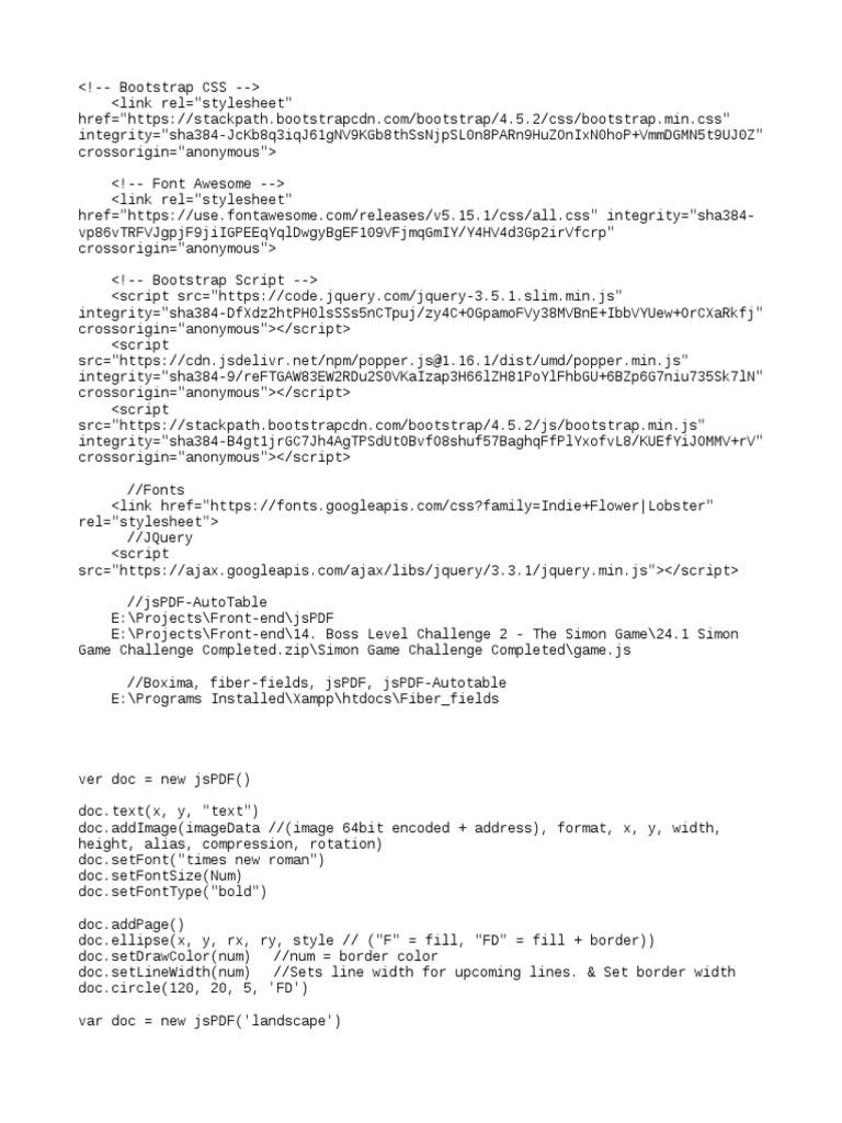 Js PDF | Download Free PDF | Software Development | Typography