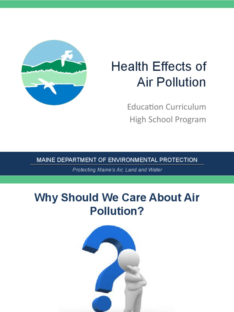 Health Effects of Air Pollution: Education Curriculum High School ...