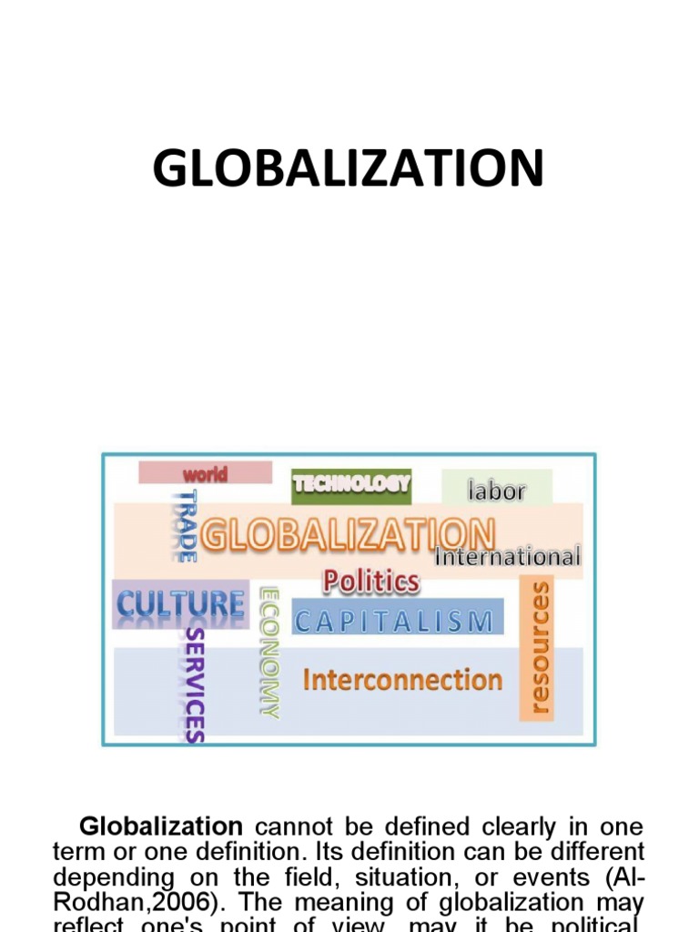 Lesson 1 Globalization | PDF | Globalization | Colonialism
