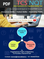 TCS NQT 2025 Test Pattern Overview | PDF
