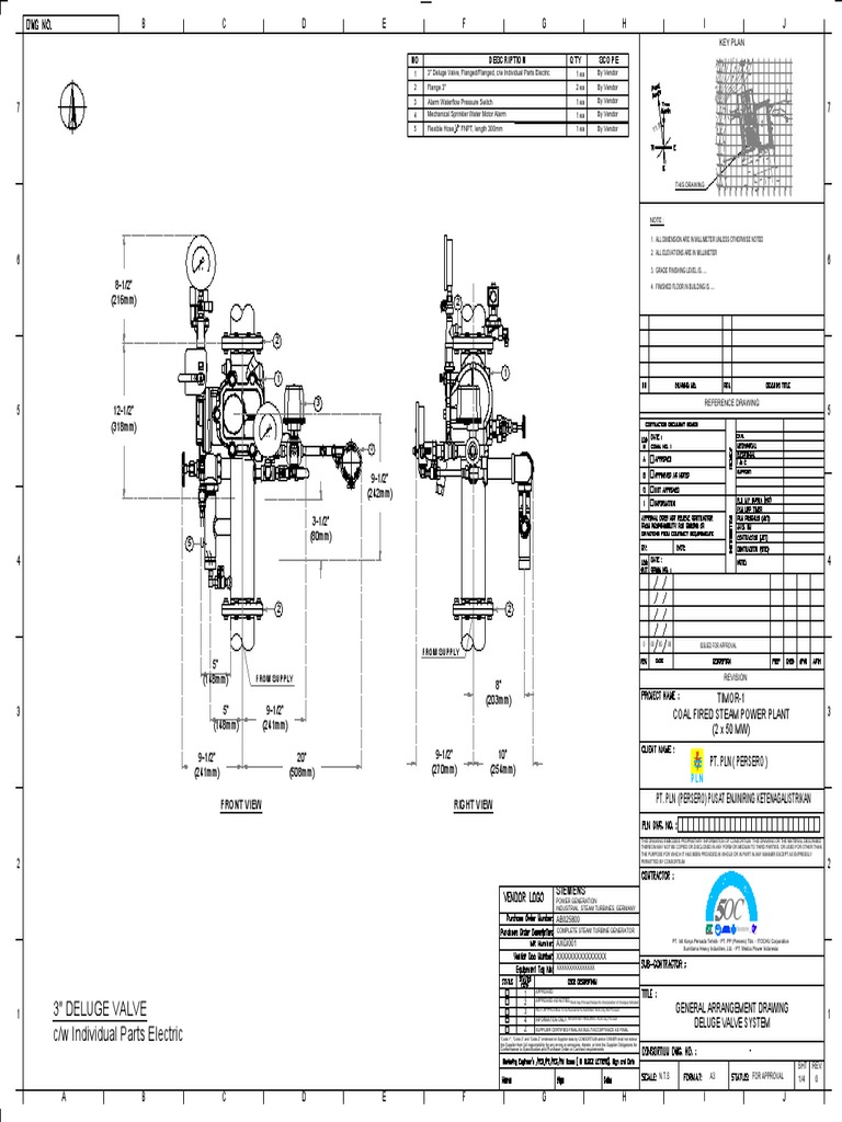 GA Drawing Deluge Valve System - R2 | PDF | Sustainable Technologies ...