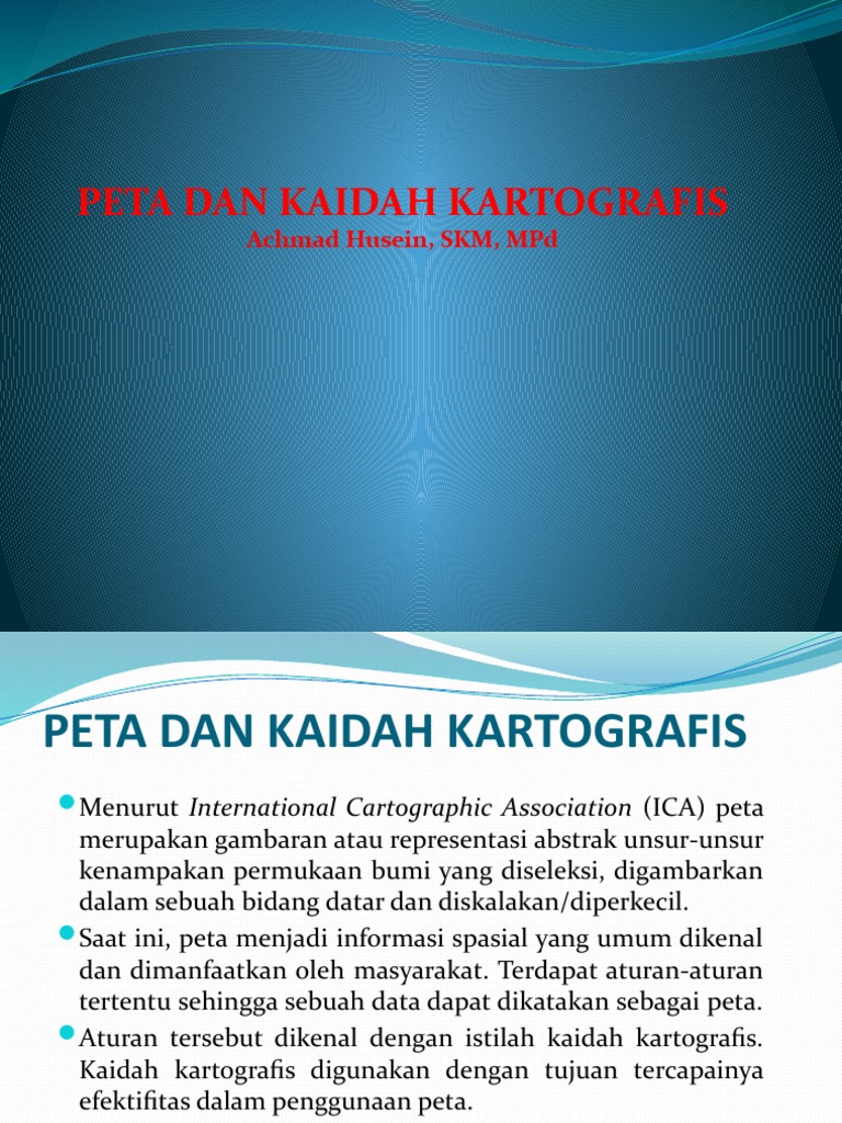 Gis2 (Peta Dan Kaidah Kartografis) | PDF