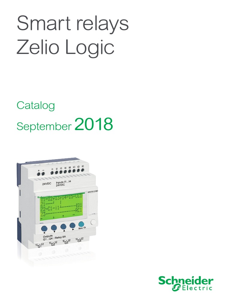 Catalog Zelio Logic Smart Relays - English - September 2018 | PDF
