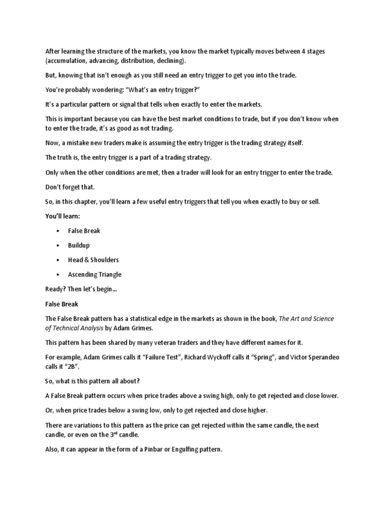 04 - Entry Triggers - Powerful Techniques You Can Use To Enter A Trade ...