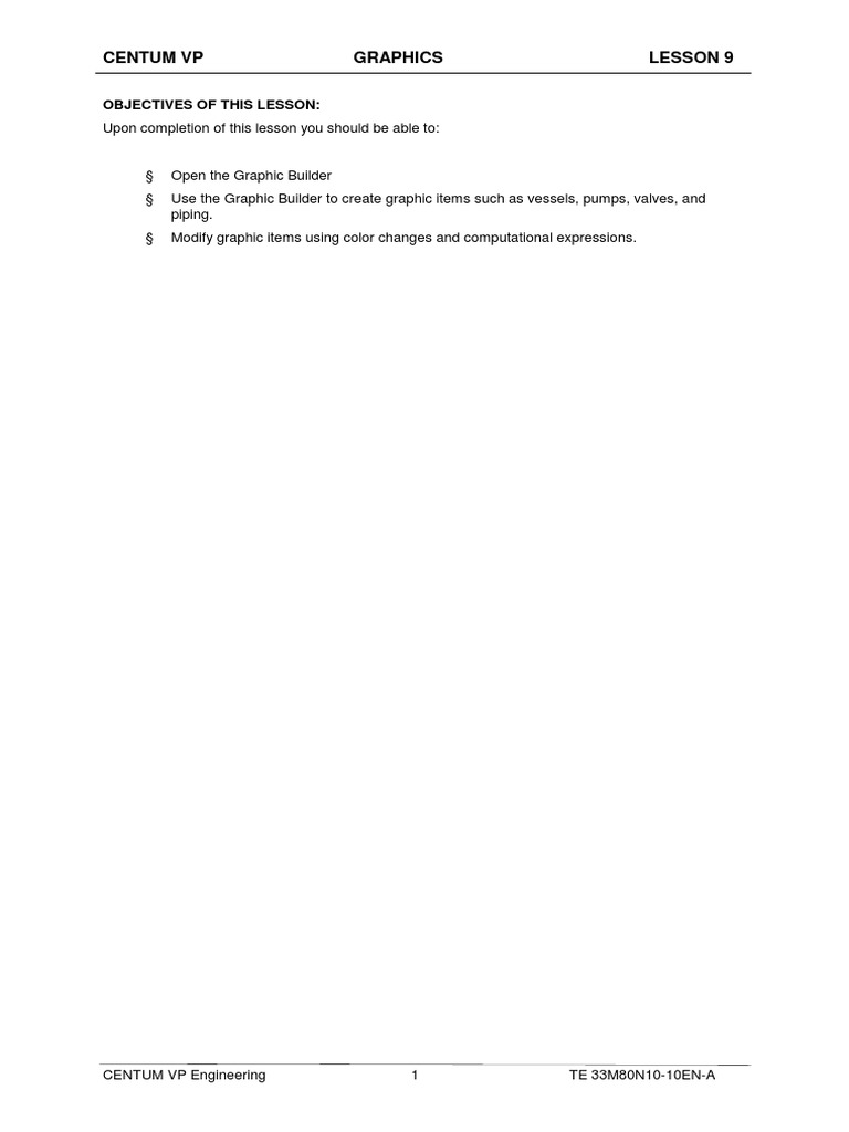 Centum VP Graphics Lesson 9: Objectives of This Lesson | PDF | Icon ...