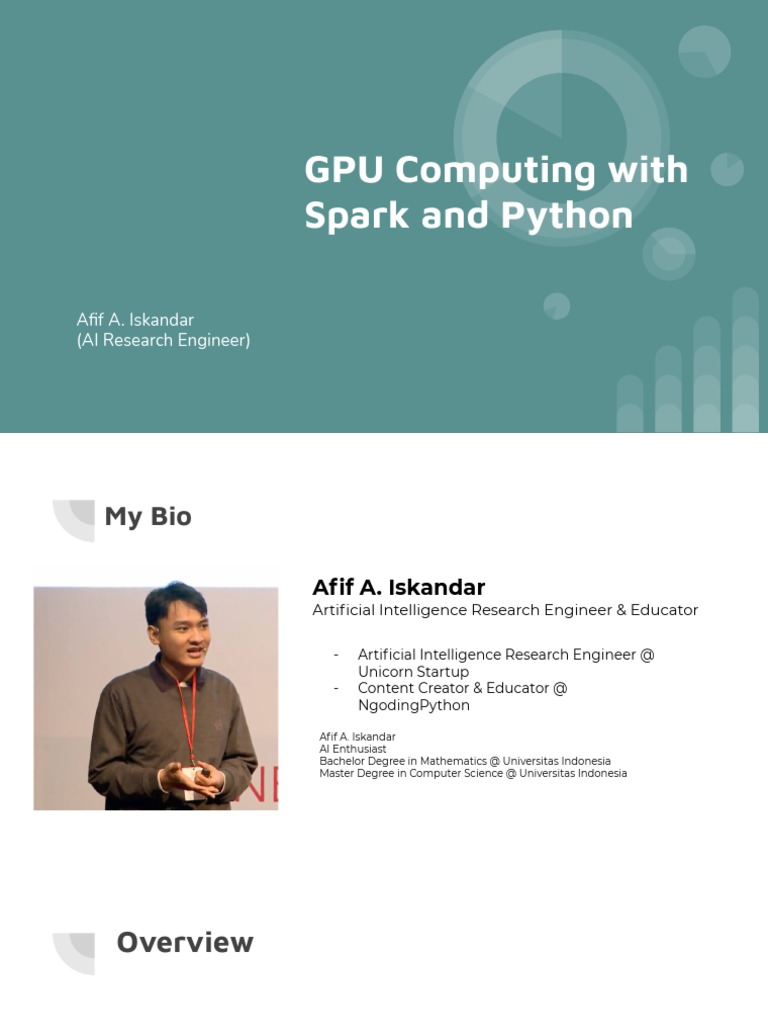 GPU Computing With Spark and Python | PDF | Apache Spark | Python (Programming Language)