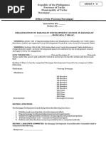 Resolution Adopting The BDP | PDF | Government