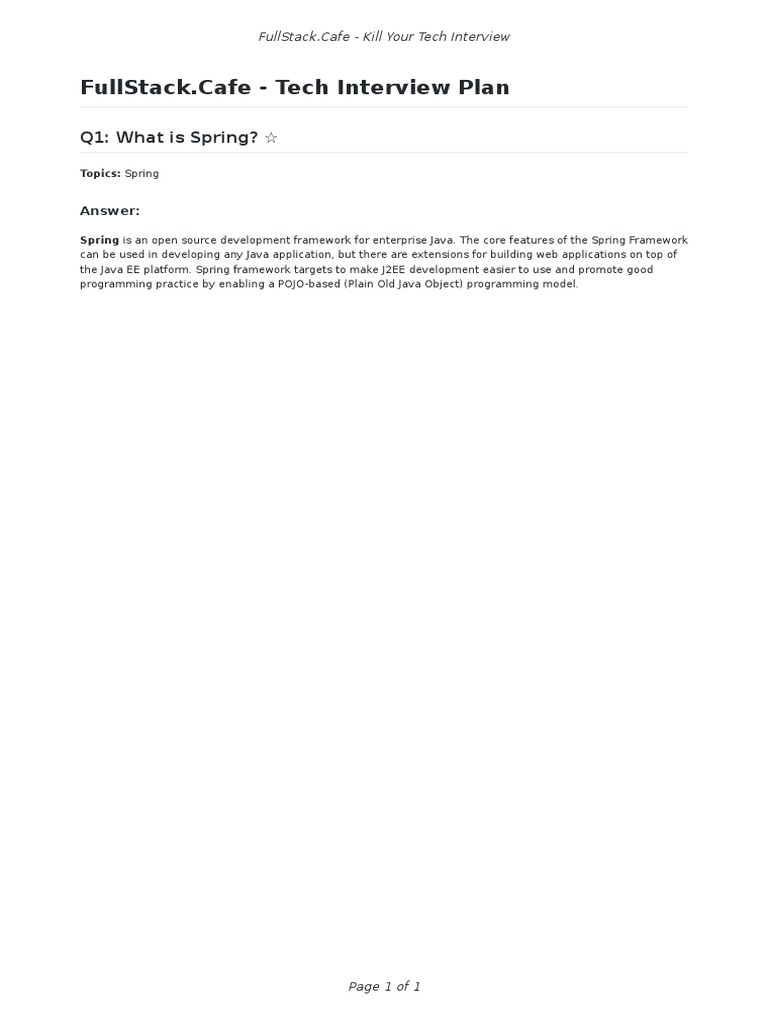 FullStackCafe QAS 1621061523115 | PDF