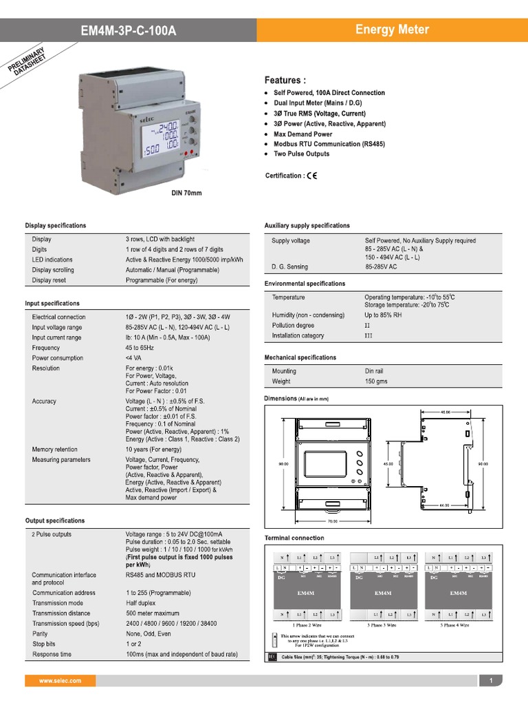 EM4M Datasheet | PDF