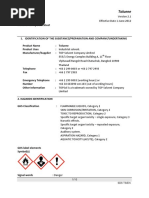 Crude Oil: Safety Data Sheet | PDF | Dangerous Goods | Petroleum