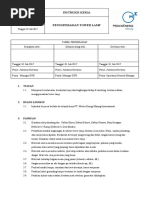 SOP Pengoperasian Excavator 2011 | PDF