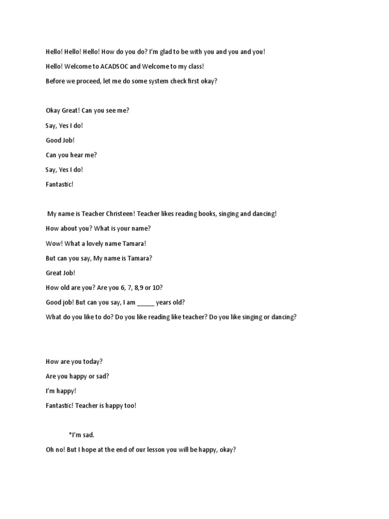 Script For Acadsoc | PDF