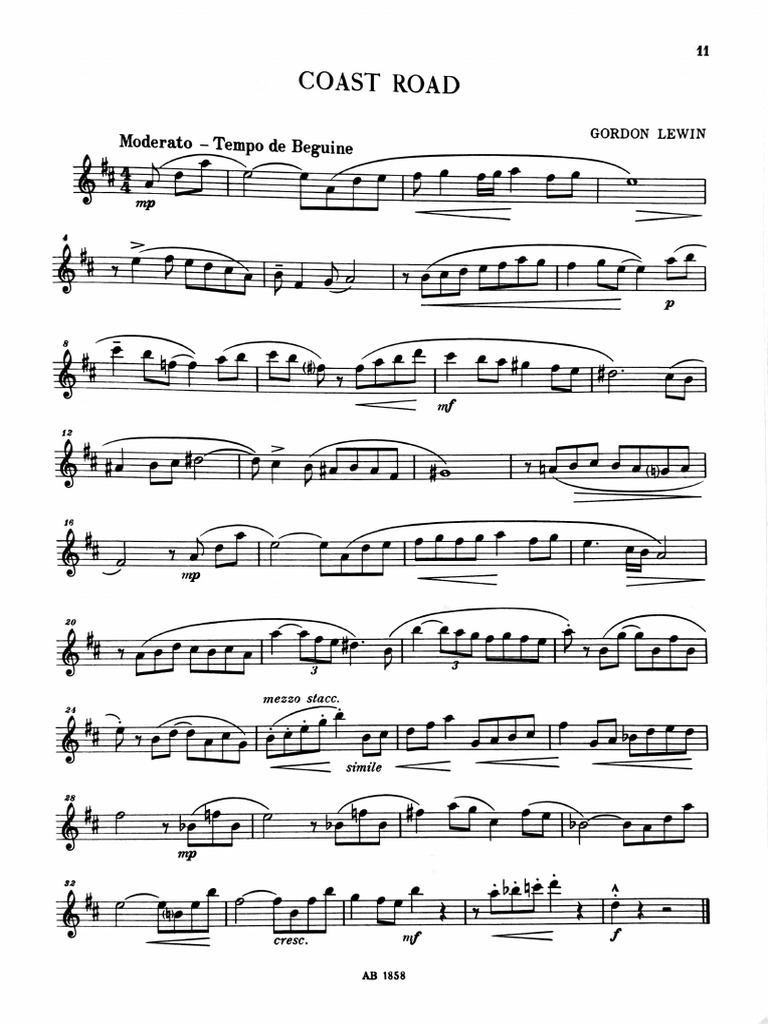 22 Unaccompanied Pieces Lewin | PDF