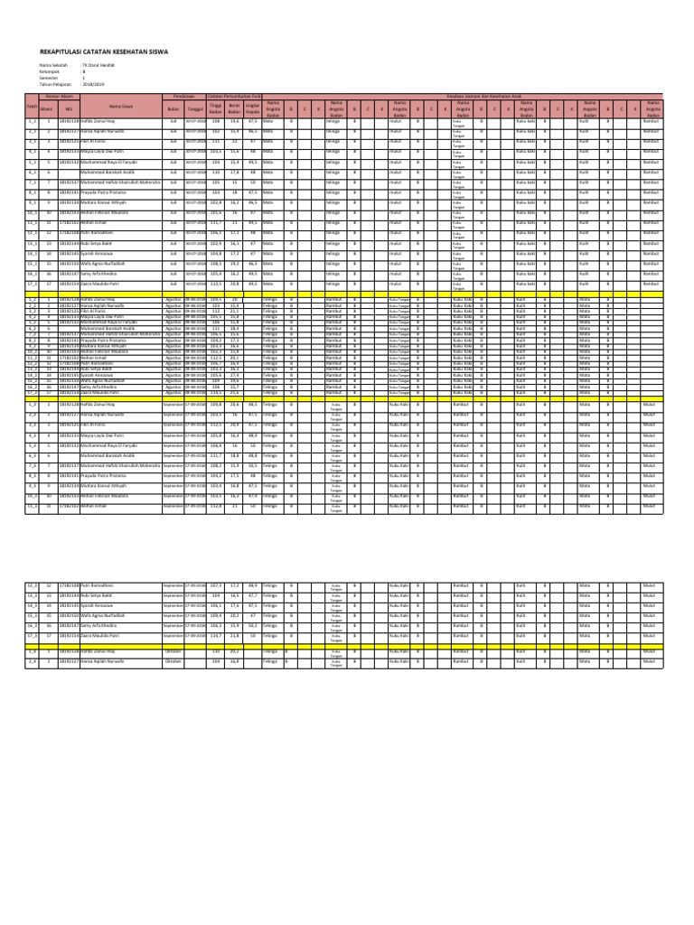 1.1.1 Tabel BB, Tb. LK | PDF